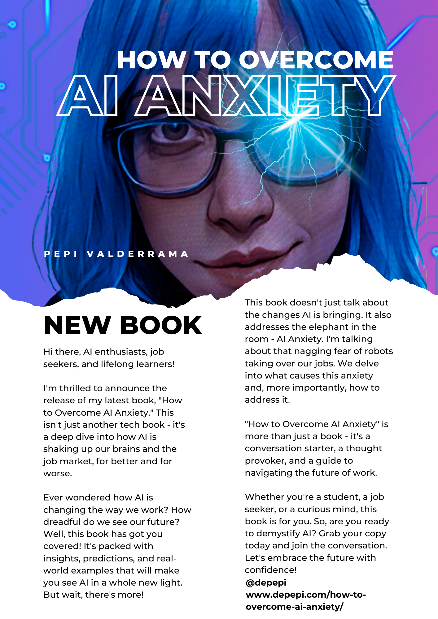 How to Overcome AI Anxiety is Available in English & Spanish! - dePepi