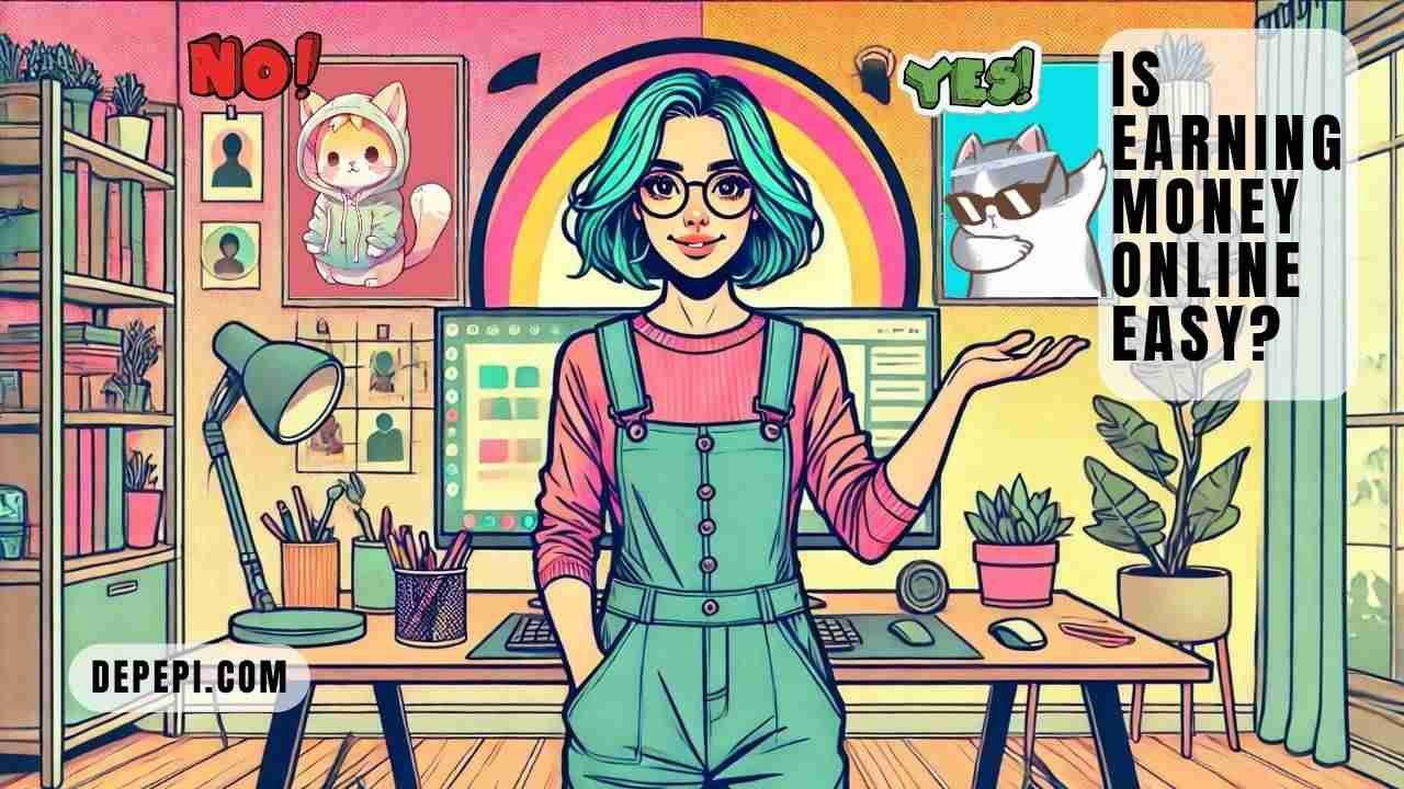 Is Earning Money Online Easy? - dePepi